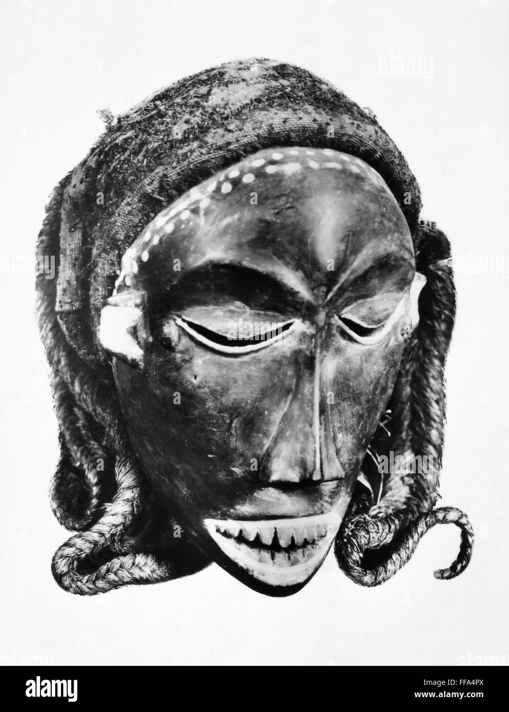 CONGO DANCE MASK. /nDance mask in boys' initiation ceremonies among the ...