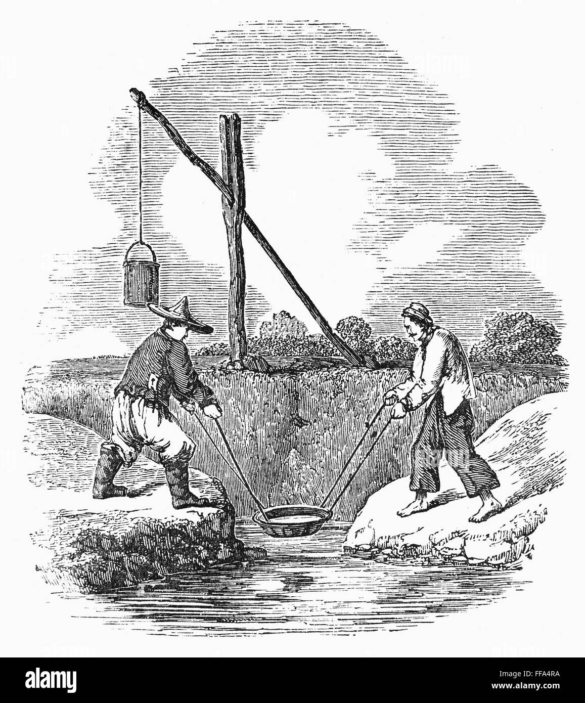 Using a bucket Cut Out Stock Images & Pictures - Alamy