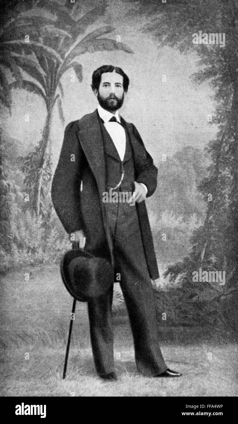 GUSTAVO ADOLFO BECQUER /n(1836-1870). Spanish poet Stock Photo - Alamy