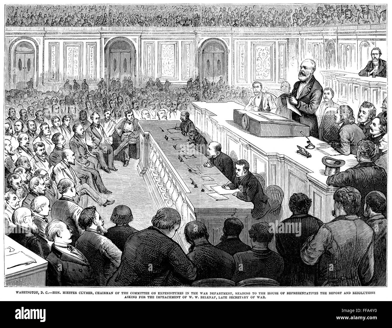 WILLIAM WORTH BELKNAP /n(1829-1890). American army officer and ...