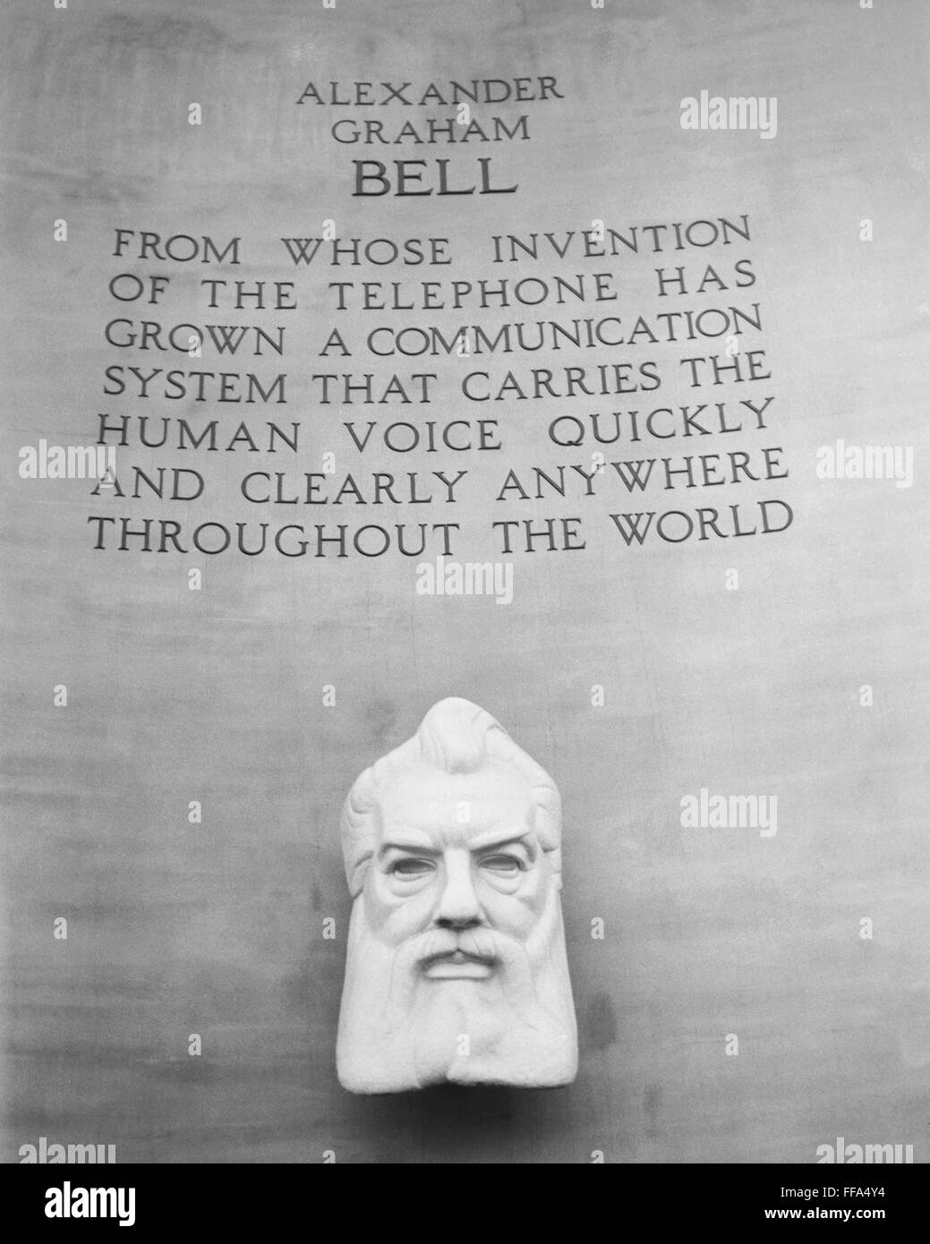 ALEXANDER GRAHAM BELL /n(1847-1922). American (Scottish-born) teacher ...