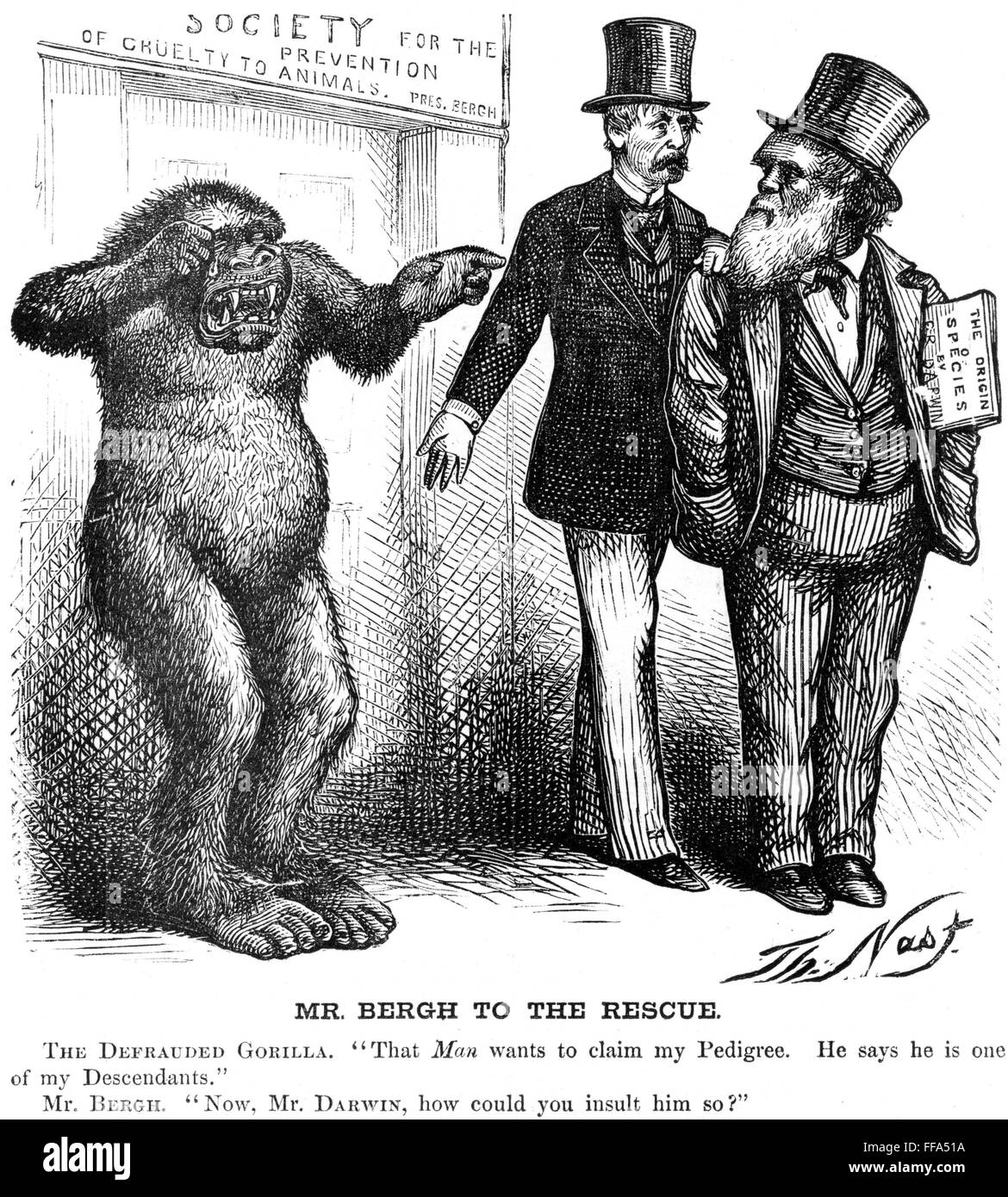 HENRY BERGH (1811-1888). /nAmerican philanthropist; founder of A.S.P.C ...