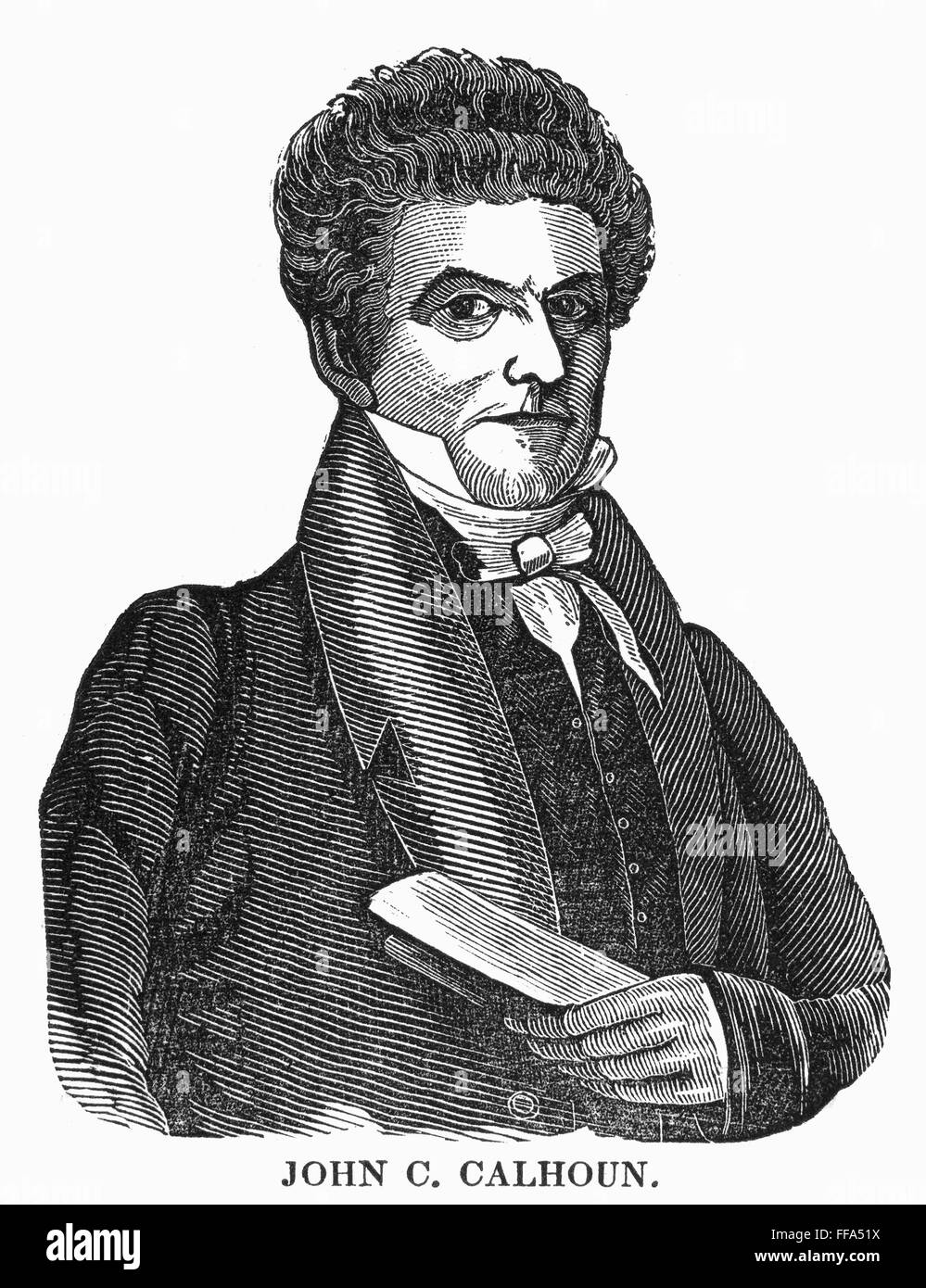 JOHN C. CALHOUN /n(1782-1850). American lawyer and statesman. Wood ...