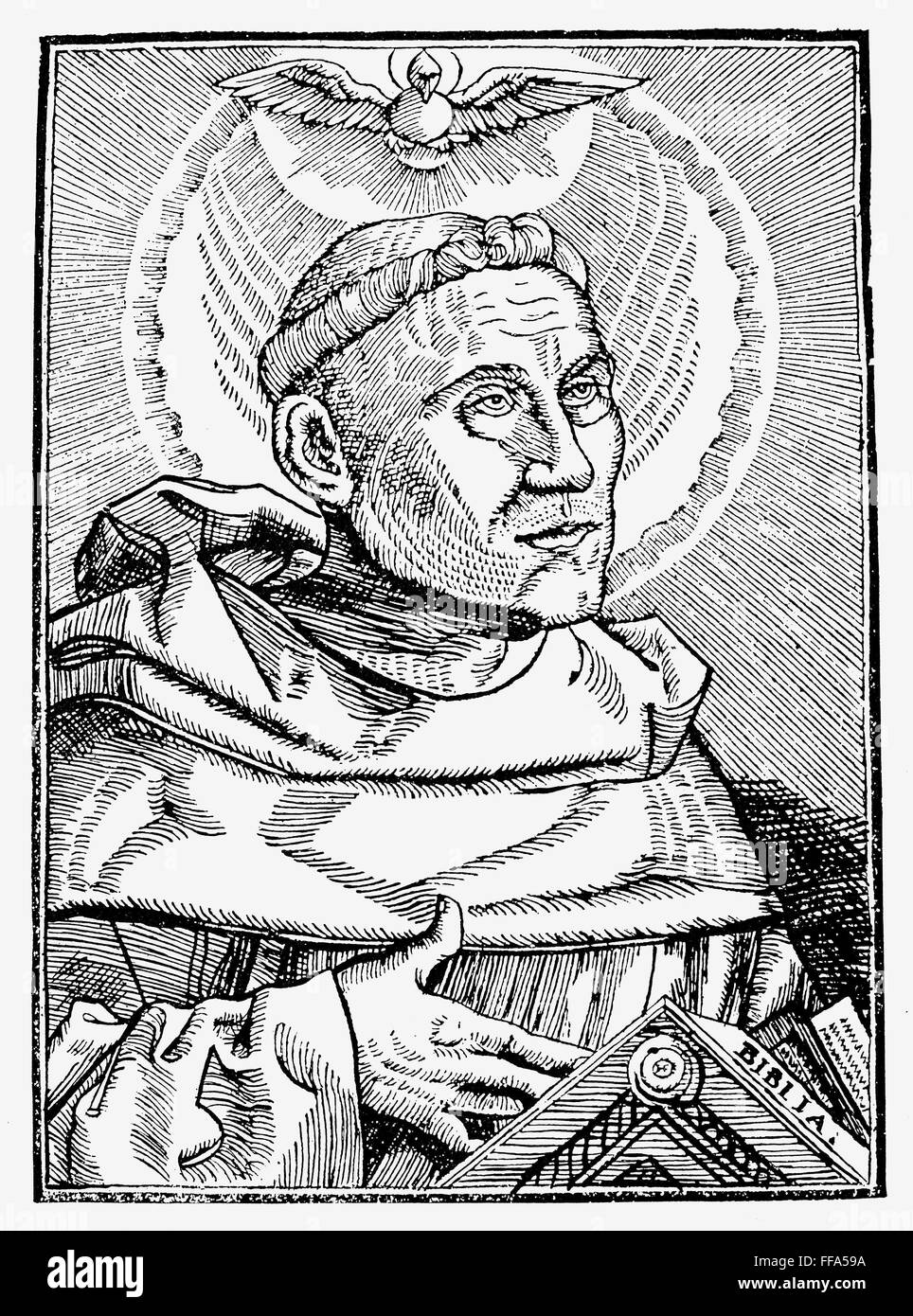 MARTIN LUTHER (1483-1546). /nGerman religious reformer. Luther as monk ...