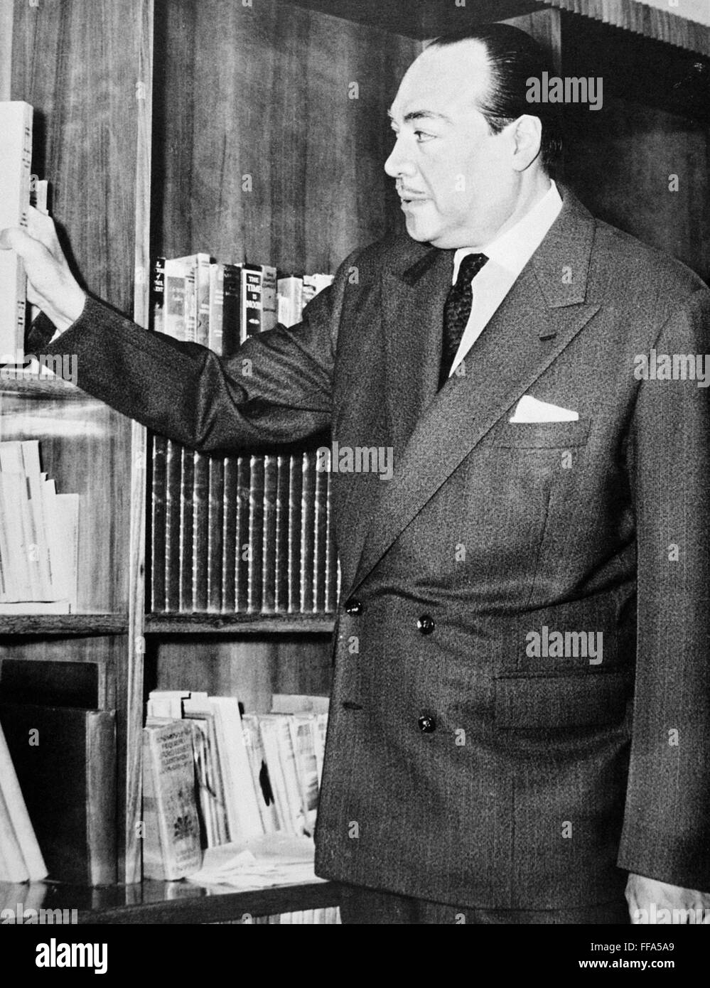 JORGE CARRERA ANDRADE /n(1903-1978). Ecuadorian writer Stock Photo - Alamy
