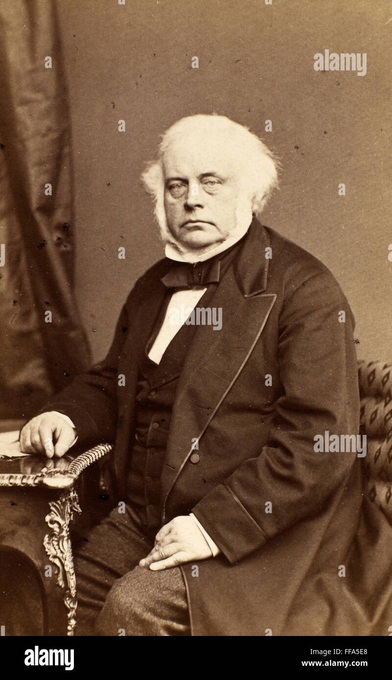 JOHN BRIGHT (1811-1889). /nEnglish orator and statesman. Original carte ...