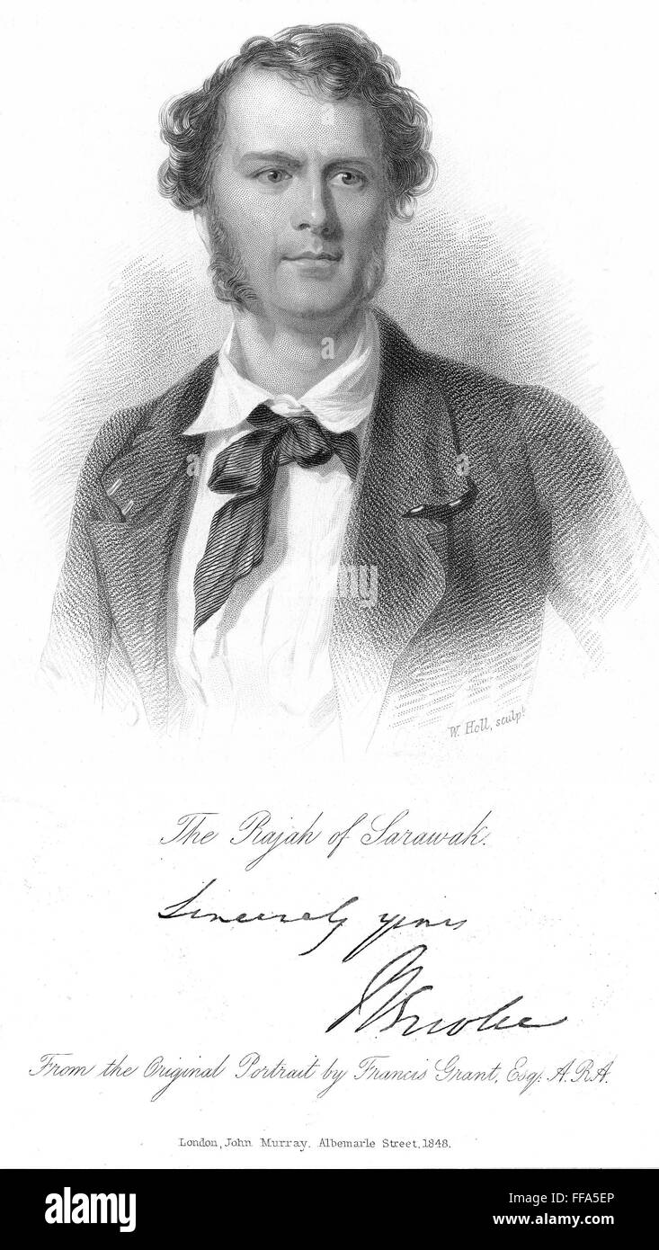 SIR JAMES BROOKE (1803-1868). /nEnglish soldier, adventurer, and first ...