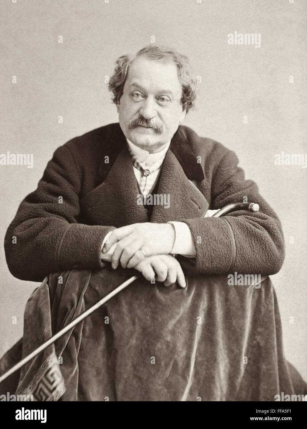 JOHN BROUGHAM (1814-1880). /nAmerican actor and playwright Stock Photo ...