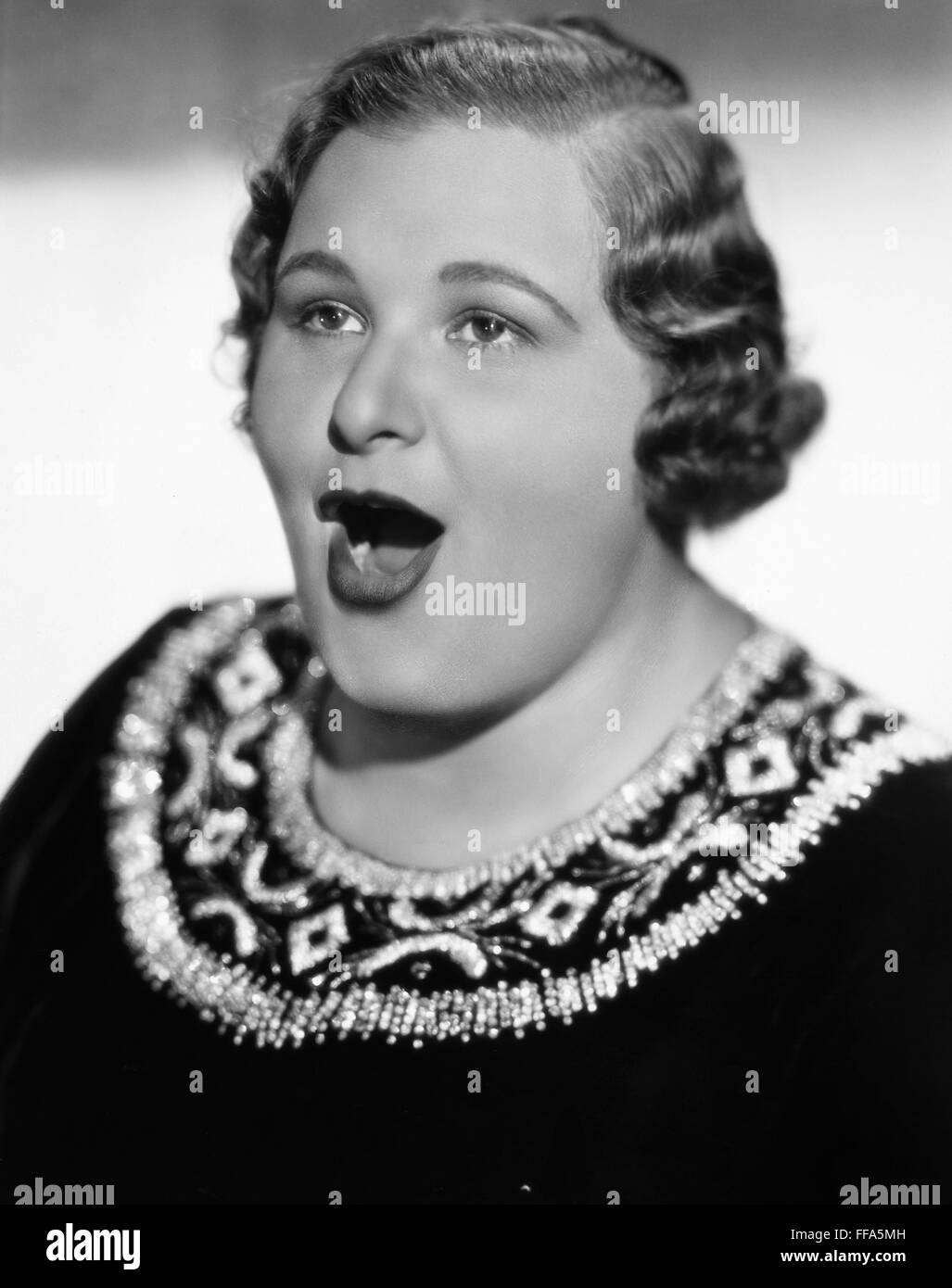 KATE SMITH (1909-1986). /nAmerican singer. Photographed in March, 1933 ...