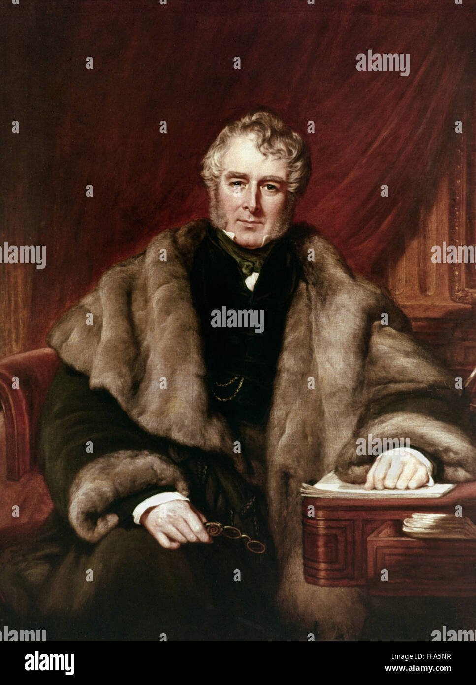 WILLIAM LAMB (1779-1848). /n2nd Viscount Melbourne. English politician ...