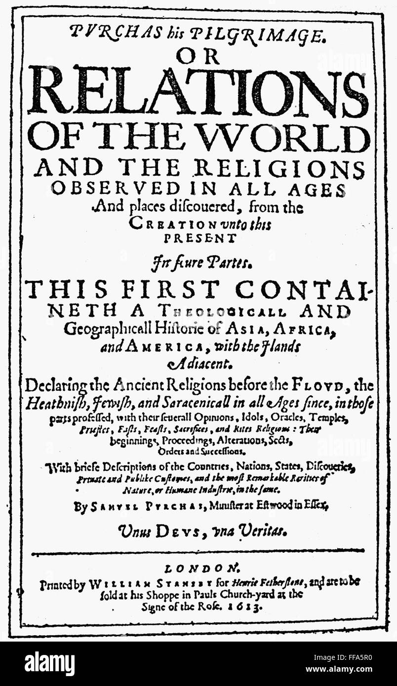 Samuel purchas hi-res stock photography and images - Alamy