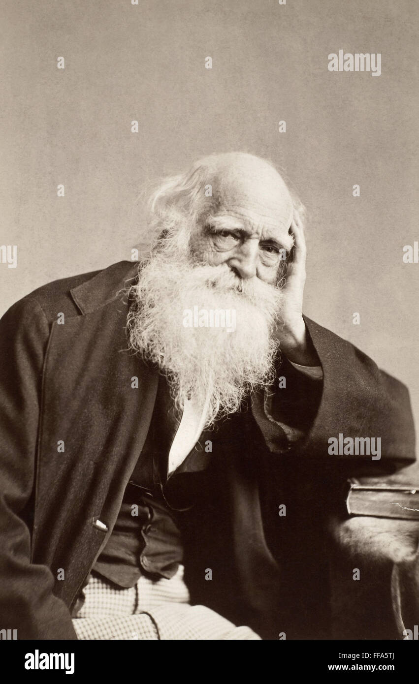 WILLIAM CULLEN BRYANT /n(1794-1878). American poet and editor Stock ...
