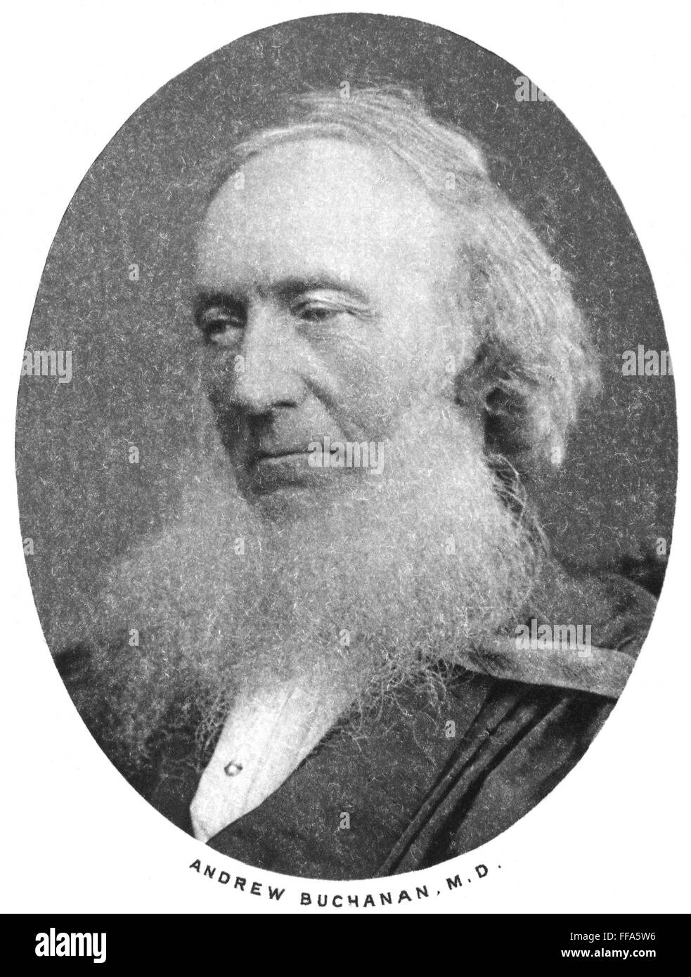 ANDREW BUCHANAN /n(1798-1882). Scottish physician Stock Photo - Alamy