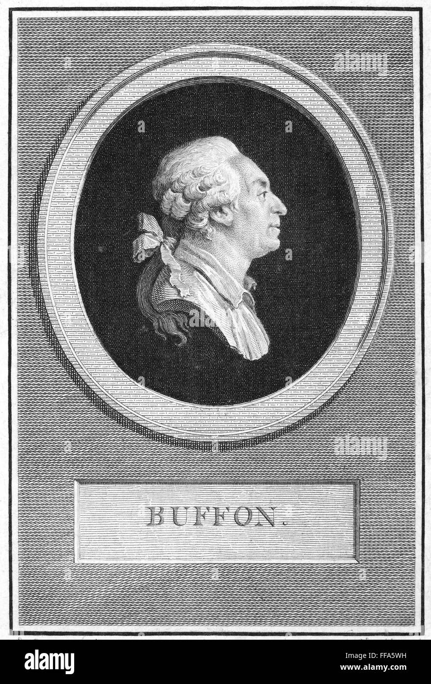 GEORGES LOUIS de BUFFON /n(1707-1788). French naturalist. Copper ...