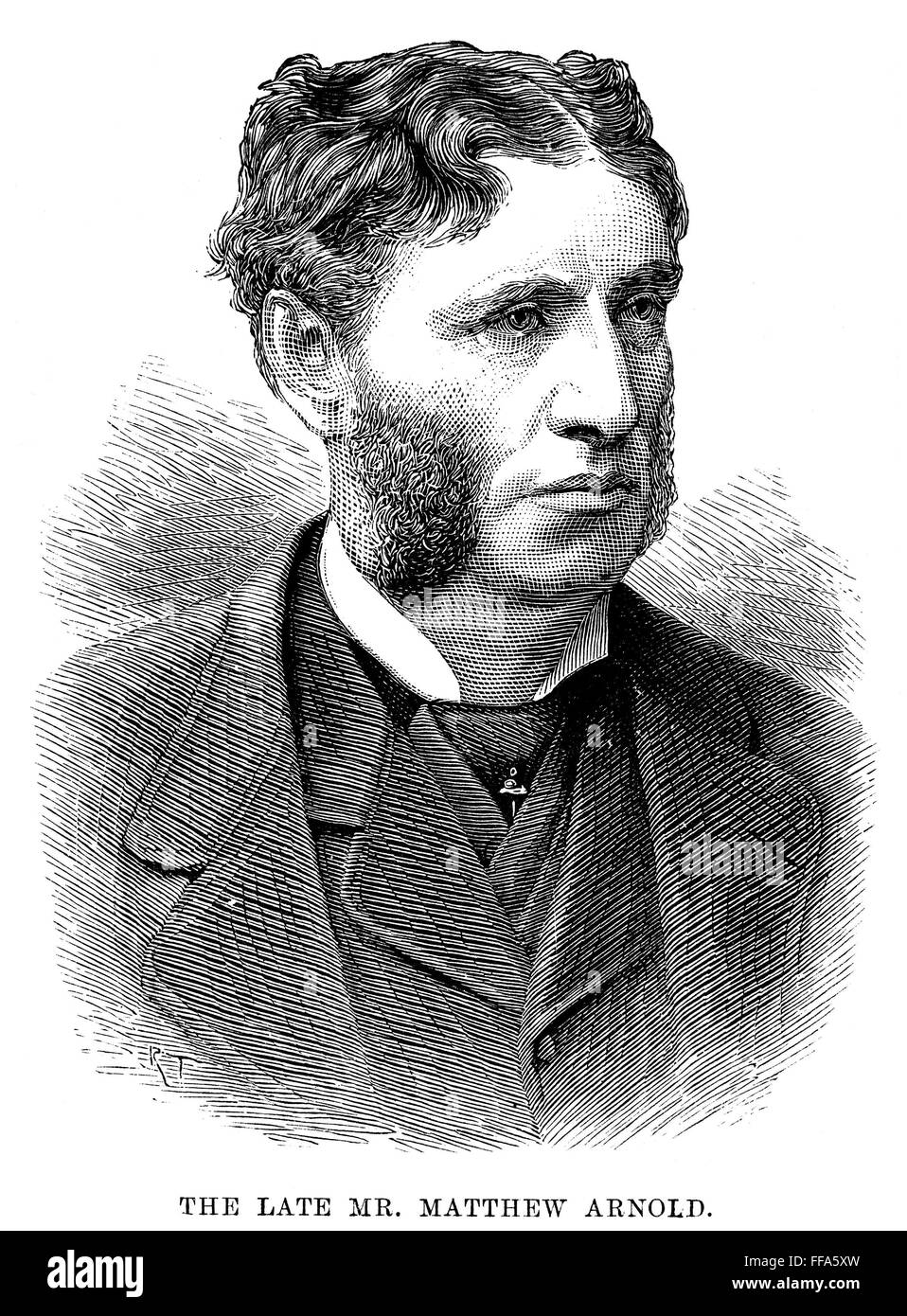 MATTHEW ARNOLD (1822-1888). /nEnglish poet and critic. Line engraving ...