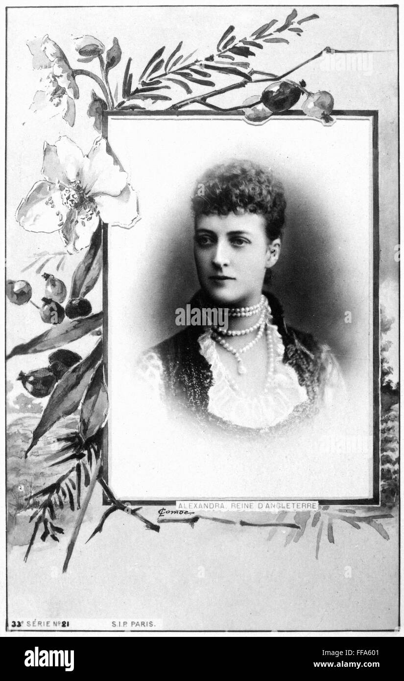 ALEXANDRA OF DENMARK /n(1844-1925). Wife of King Edward VII of England ...