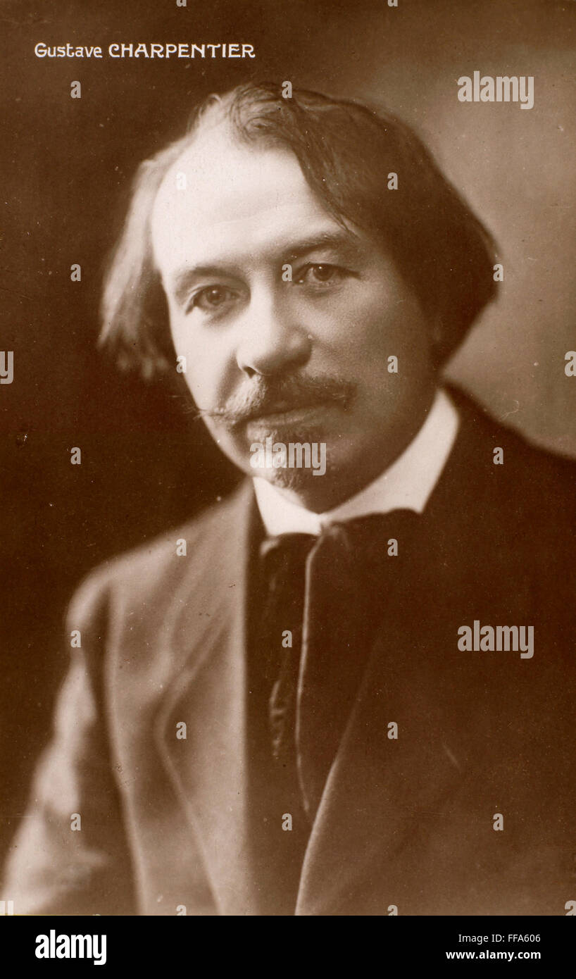 GUSTAVE CHARPENTIER /n(1860-1956). French composer Stock Photo - Alamy