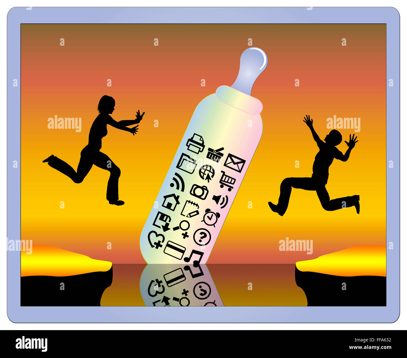 Daily Dose of Computer Stock Photo - Alamy