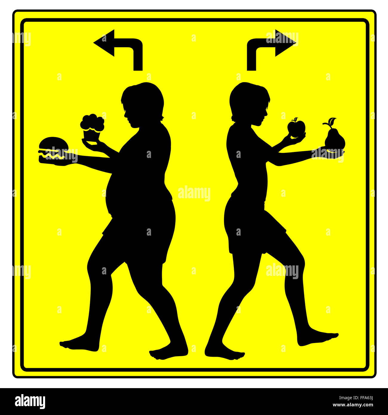 Different Eating Habits Stock Photo - Alamy