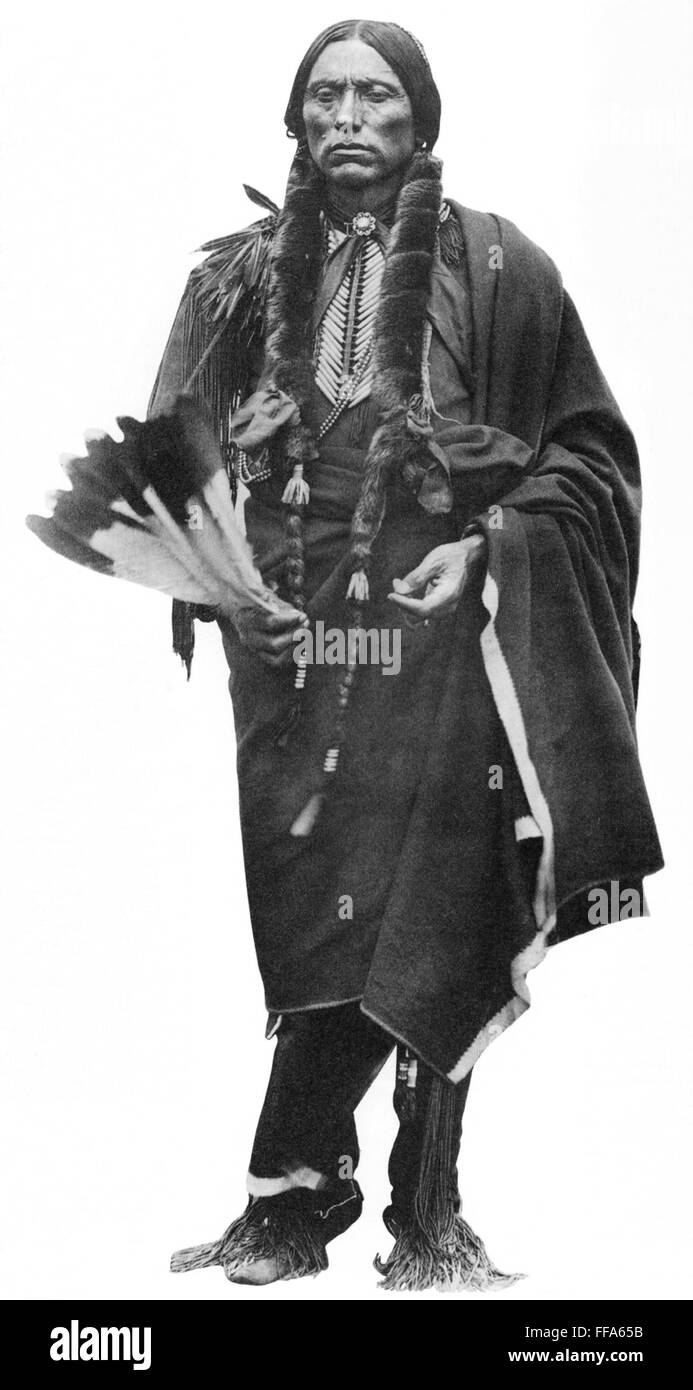 QUANAH PARKER (1845?-1911). /nNative American Kwahadi Comanche leader ...