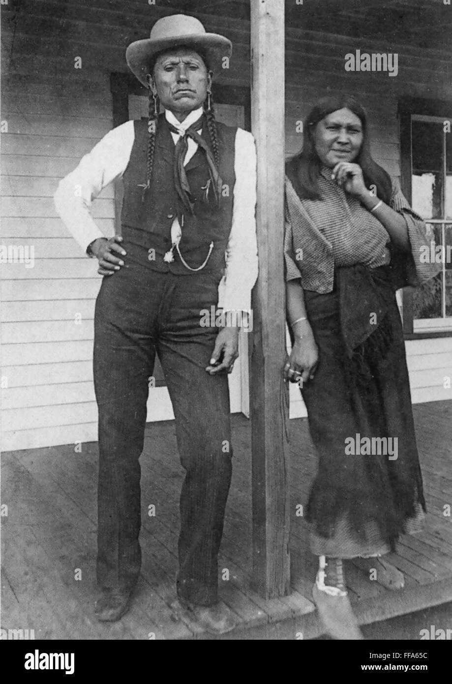 QUANAH PARKER (1845-1911). /nNative American Kwahadi Comanche leader ...