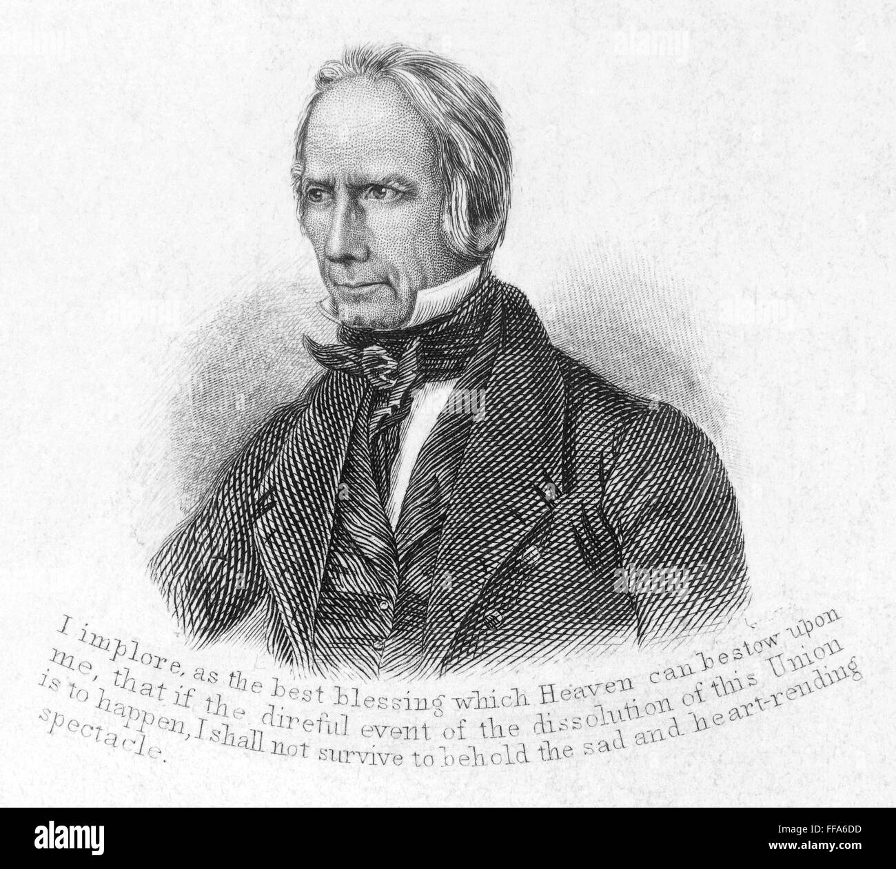 HENRY CLAY (1777-1852). /nAmerican lawyer and statesman. Steel ...