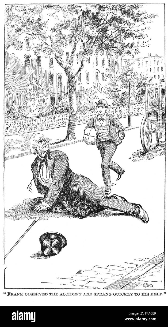 ALGER: FRANK FOWLER. /n'Frank Fowler, the Cash Boy' coming to the aid ...