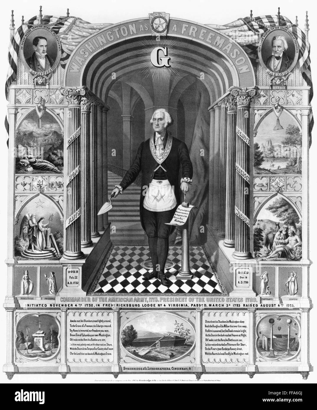 GEORGE WASHINGTON /n(1732-1799). First President of the United States ...