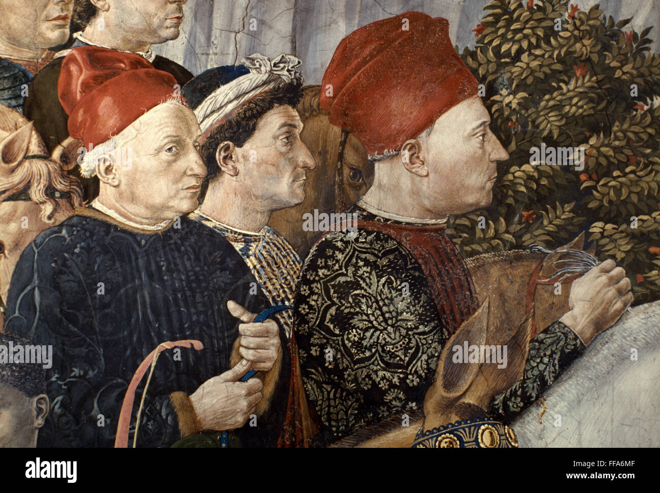 DE MEDICI. /nBennozzo Gozzoli: Cosimo, Giovanni and Piero Medici ...