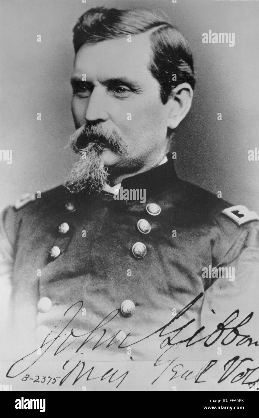 JOHN GIBBON (1827-1896). /nAmerican army officer. Photographed by ...