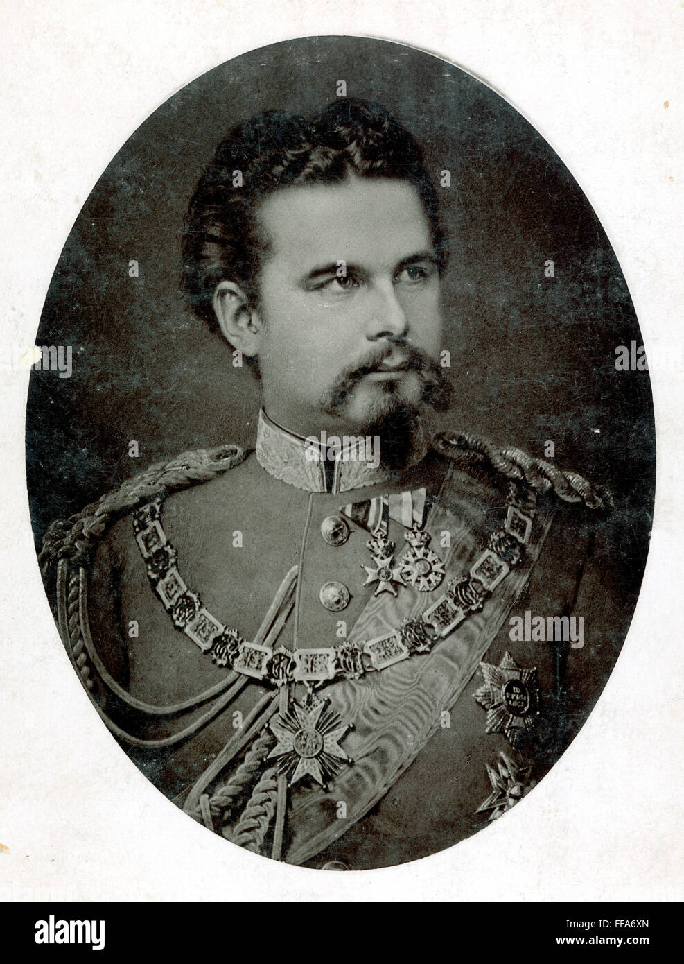 LOUIS II (1845-1886). /nKing of Bavaria, 1864-1886. Photographed by ...