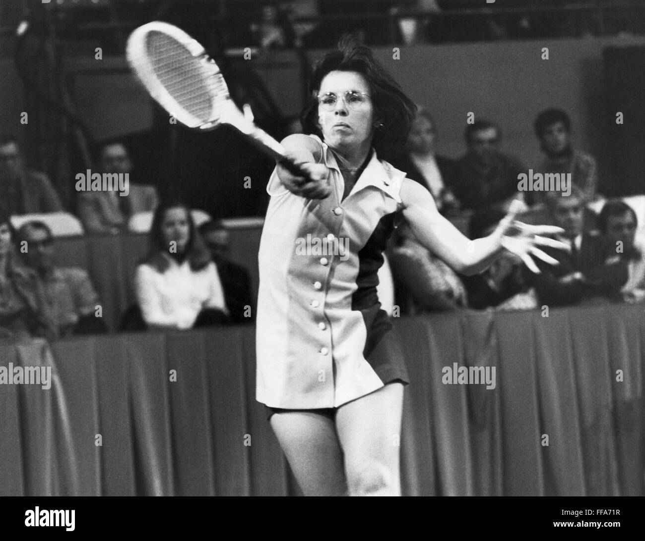 BILLIE JEAN KING (1943- ). /nAmerican tennis player. Photographed ...