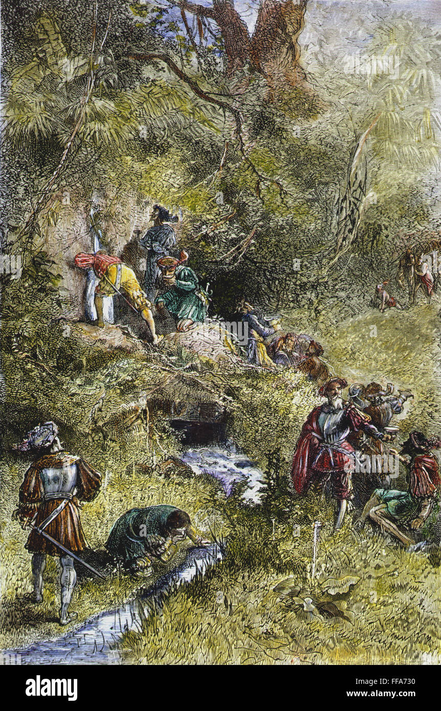 JUAN PONCE DE LEON /n(1460-1521). Spanish explorer and colonial ...