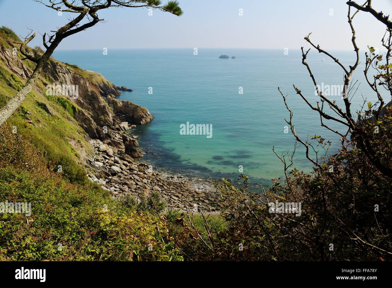Coastal Views, part of the South West Coast Path, National Trust, Devon ...