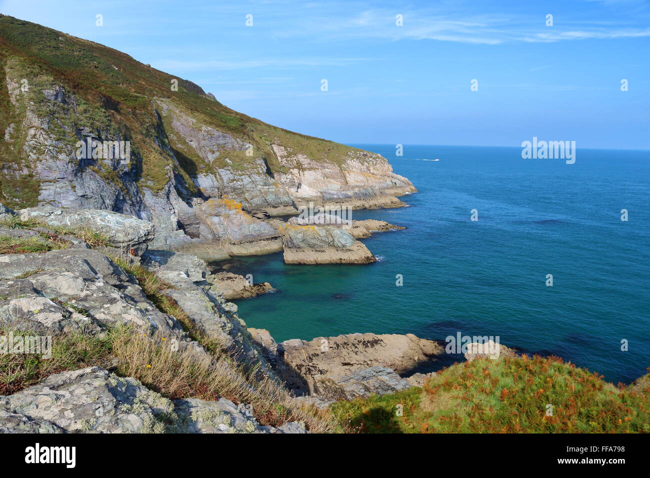 Coastal Views, part of the South West Coast Path, National Trust, Devon ...