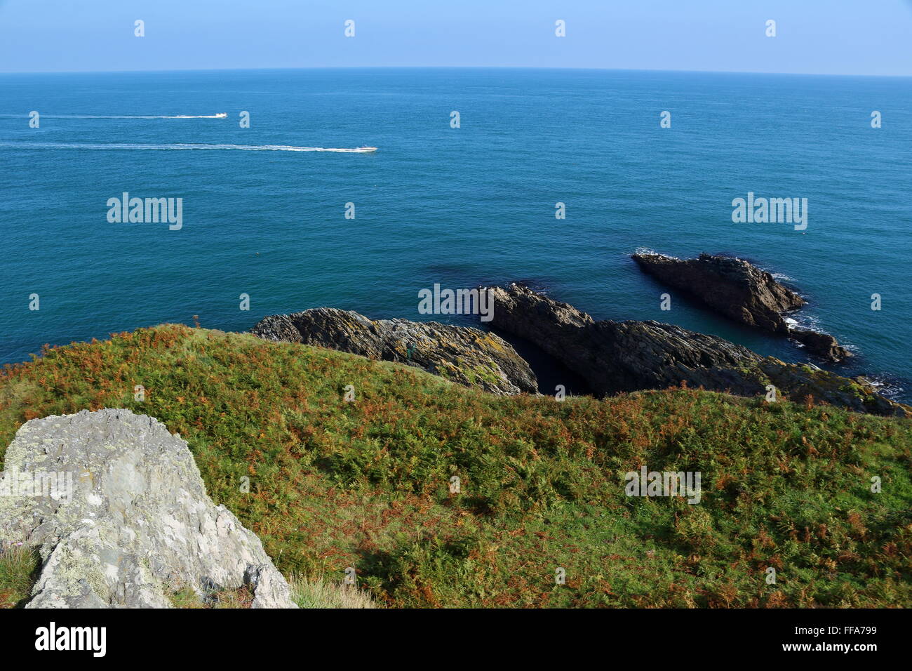 Coastal Views, part of the South West Coast Path, National Trust, Devon ...