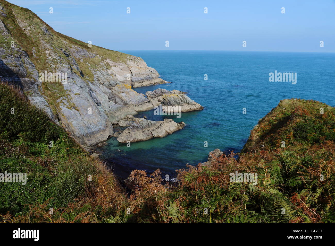 Coastal Views, part of the South West Coast Path, National Trust, Devon ...