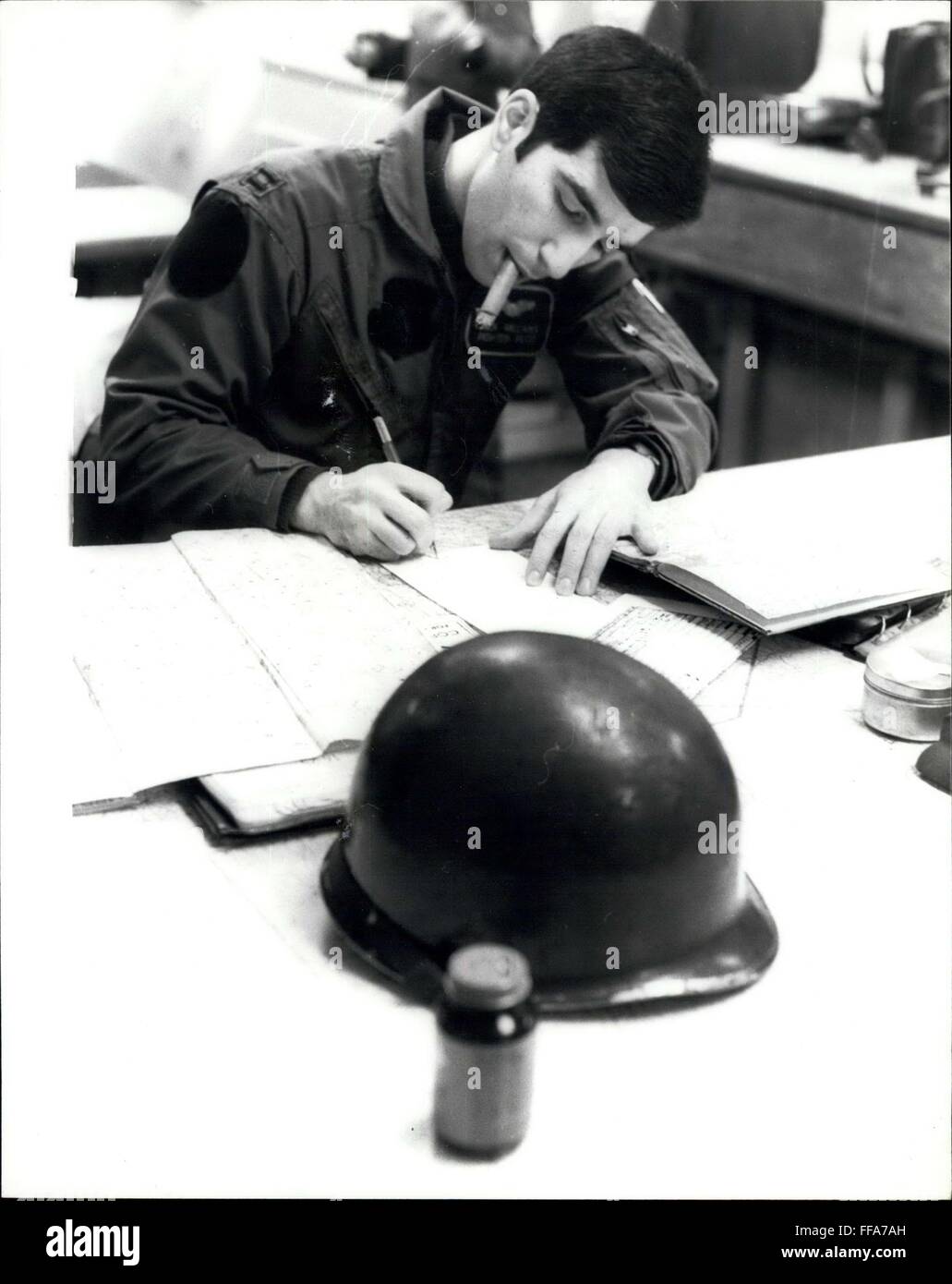 1966 - Photo Shows Although smoking is strongly discouraged by the USAF ...