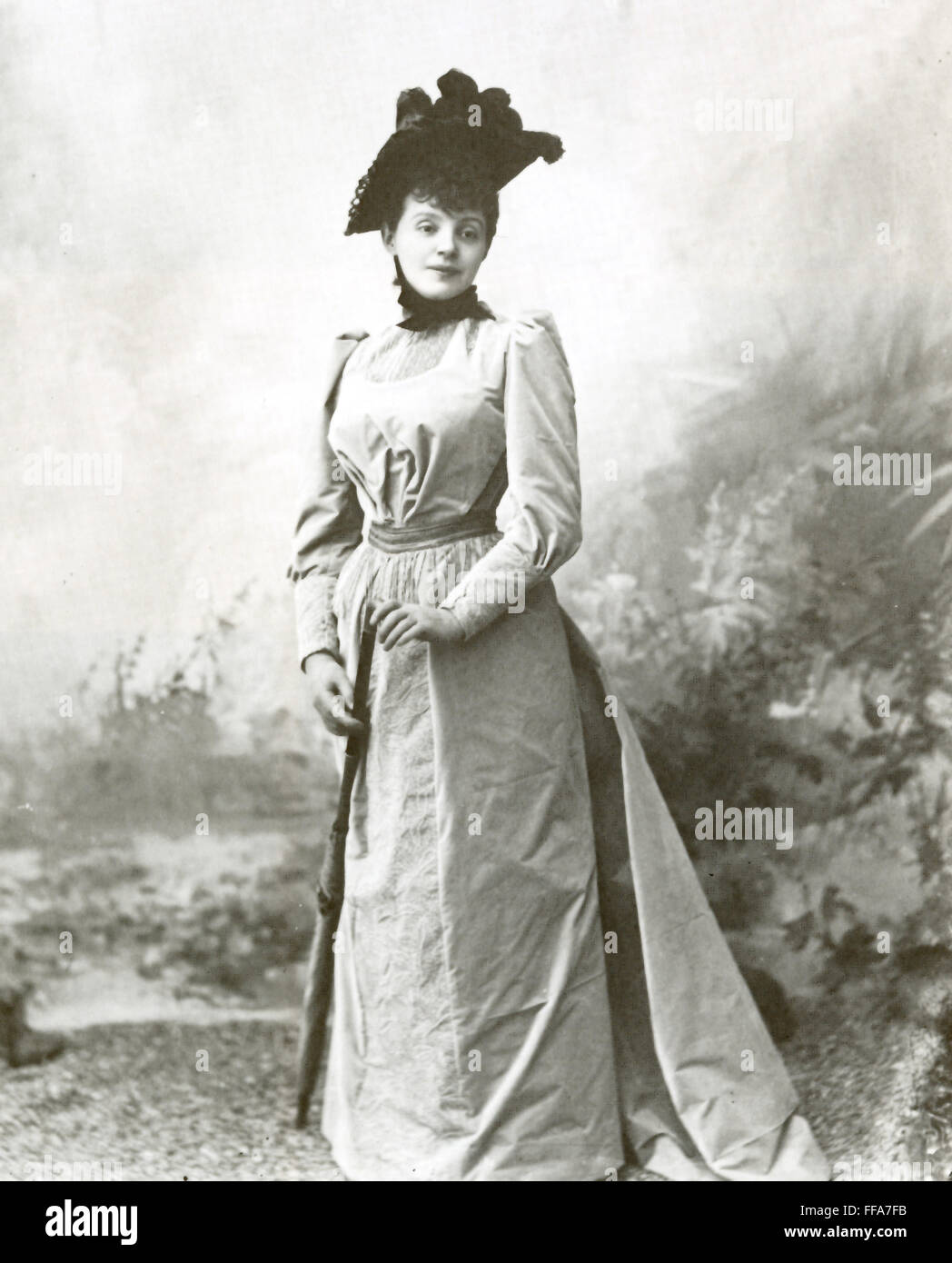 REJANE (1857-1920), nee Gabrielle Reju. French actress and singer Stock ...