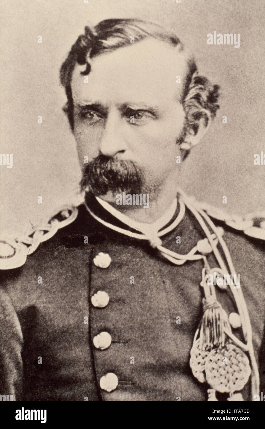 GEORGE A. CUSTER (1839-1876). /nAmerican army officer. Photographed ...