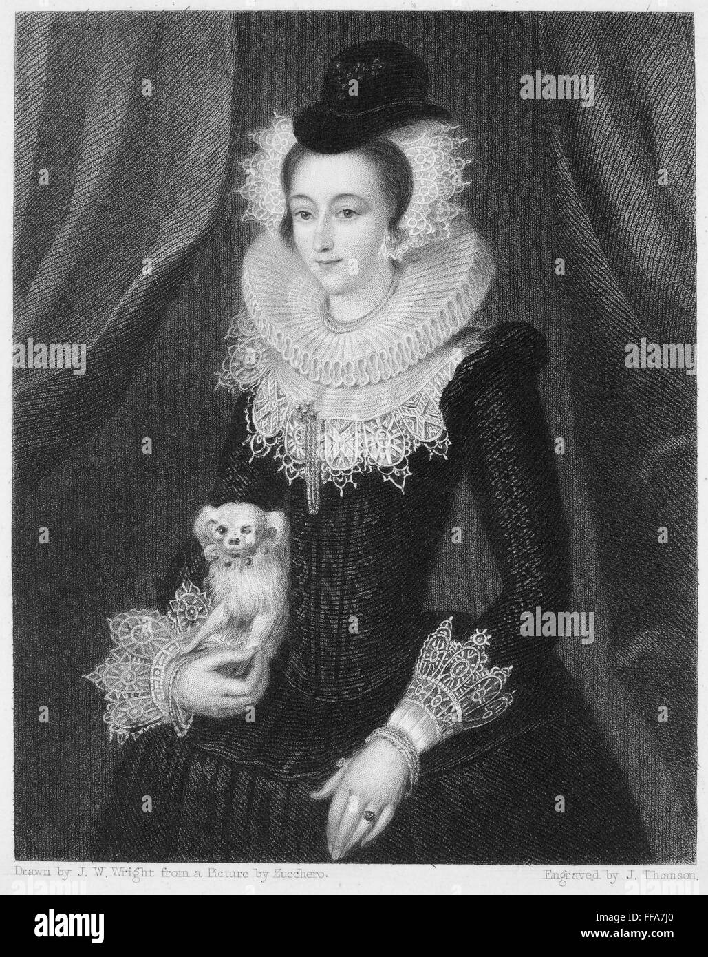 MARY, QUEEN OF SCOTS /n(1542-1587). Mary Stuart, Queen of Scotland ...