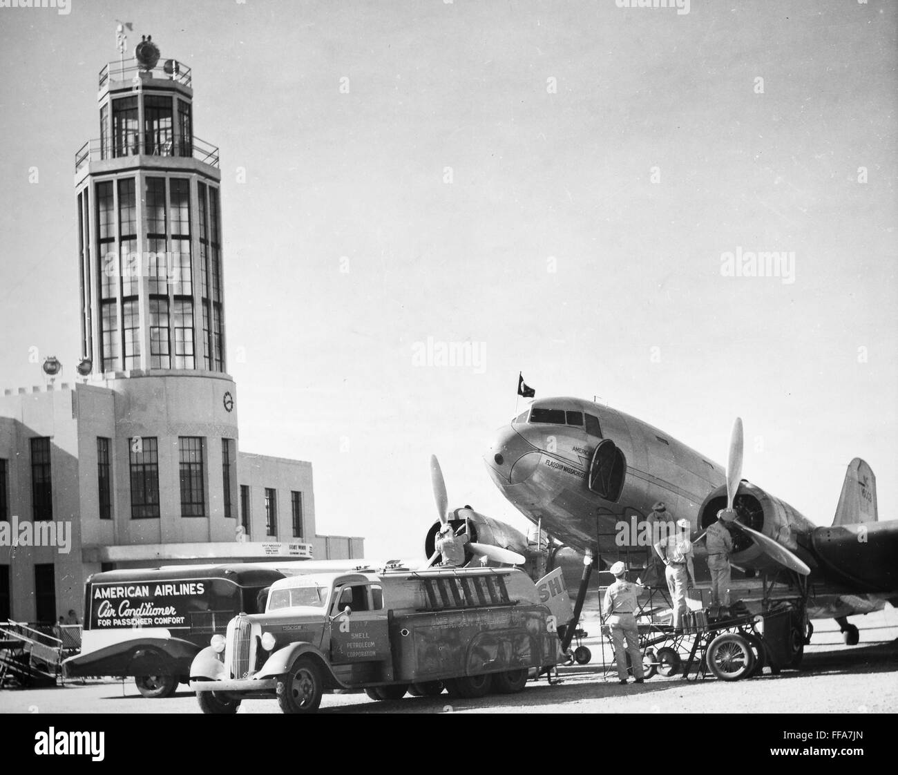 DOUGLAS DC-3 AIRCRAFT. /nA DC-3 aircraft introduced by American ...