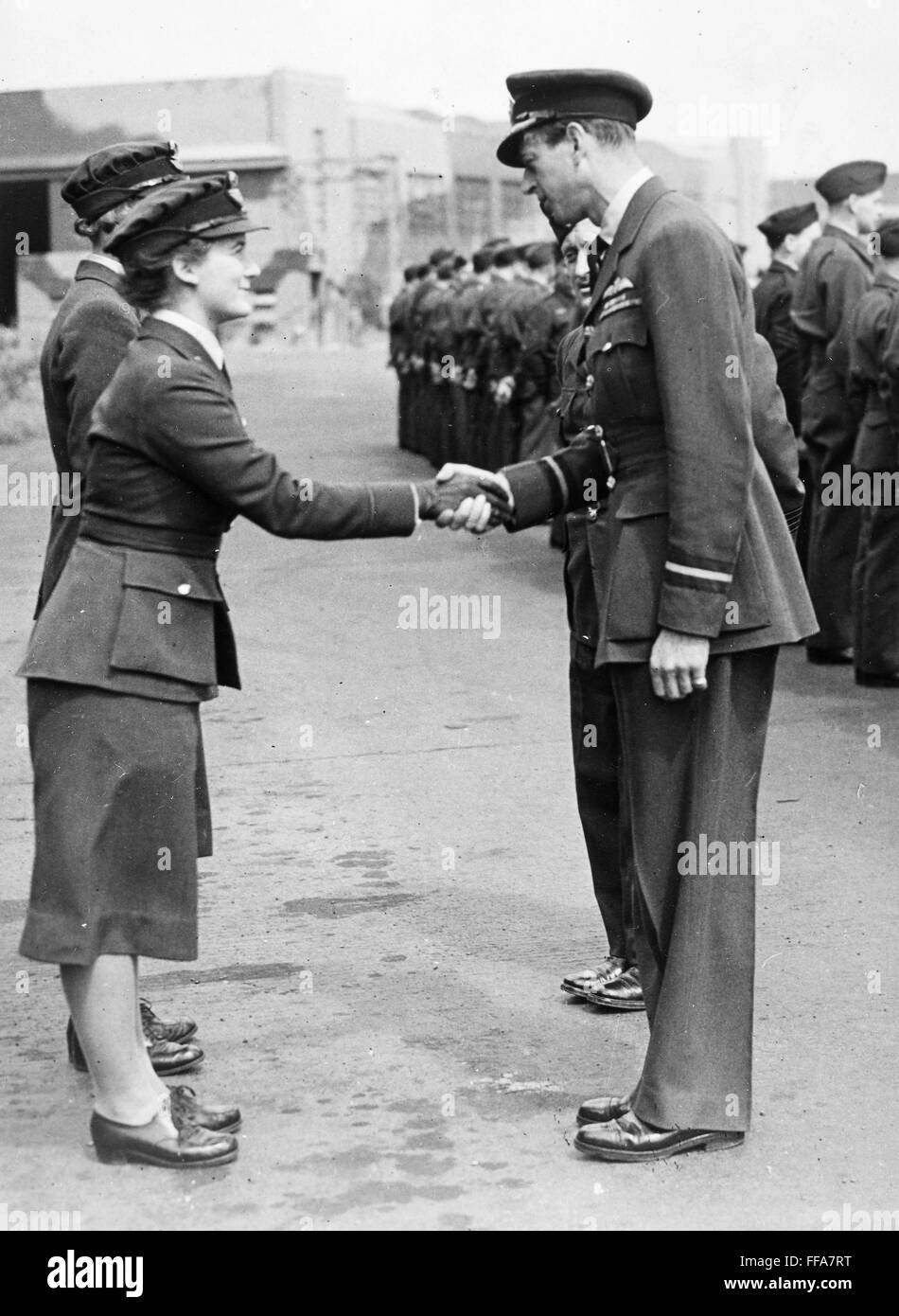 DUKE OF KENT (1902-1942). /nGeorge of Windsor. Shaking hands with ...