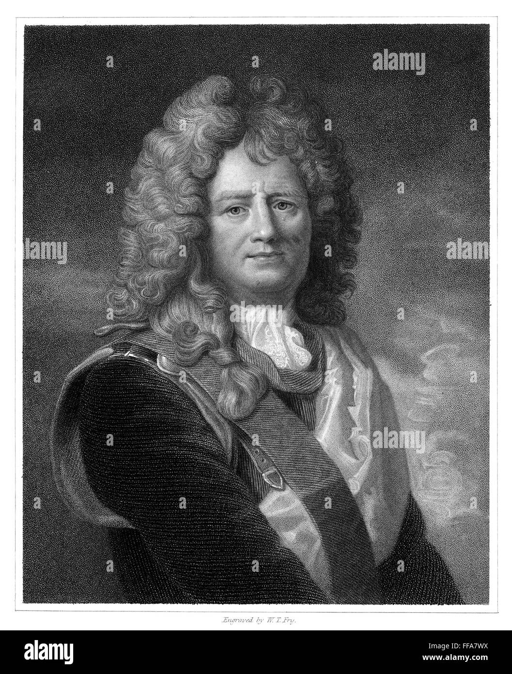 SEBASTIEN de VAUBAN /n(1633-1707). French military engineer. Line and ...