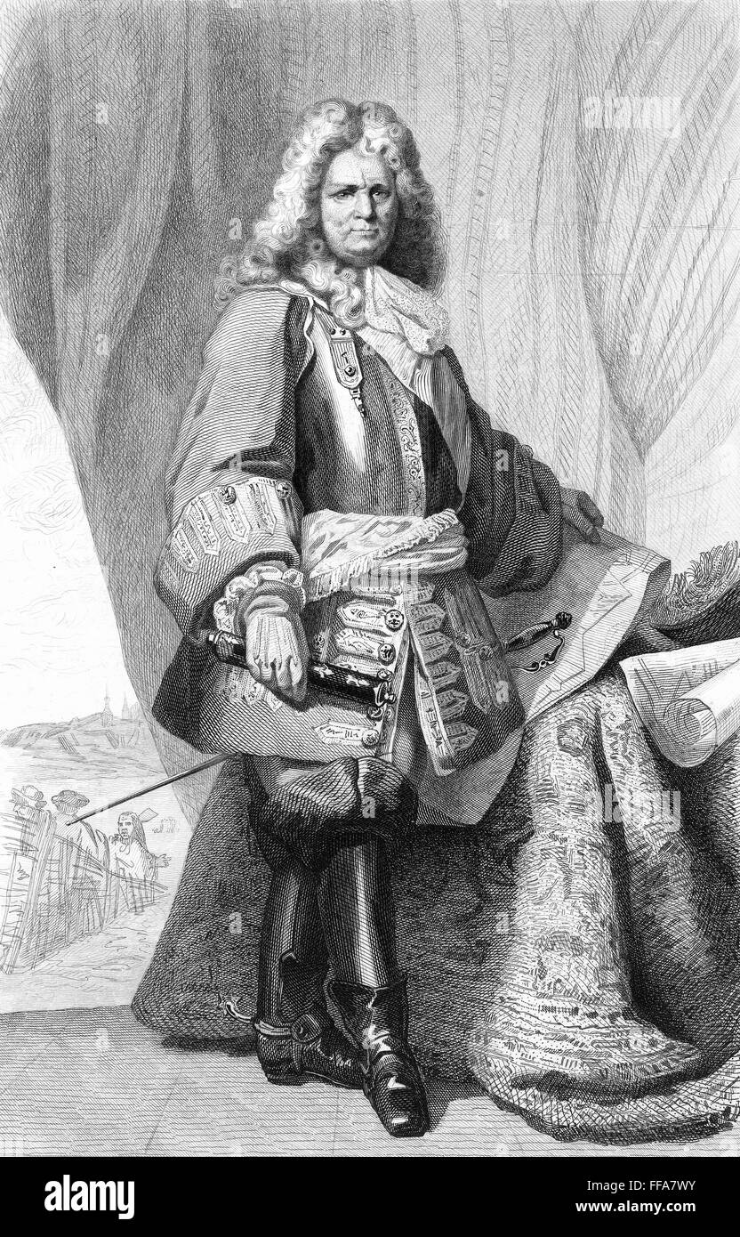 SEBASTIEN de VAUBAN /n(1633-1707). French military engineer. Line ...