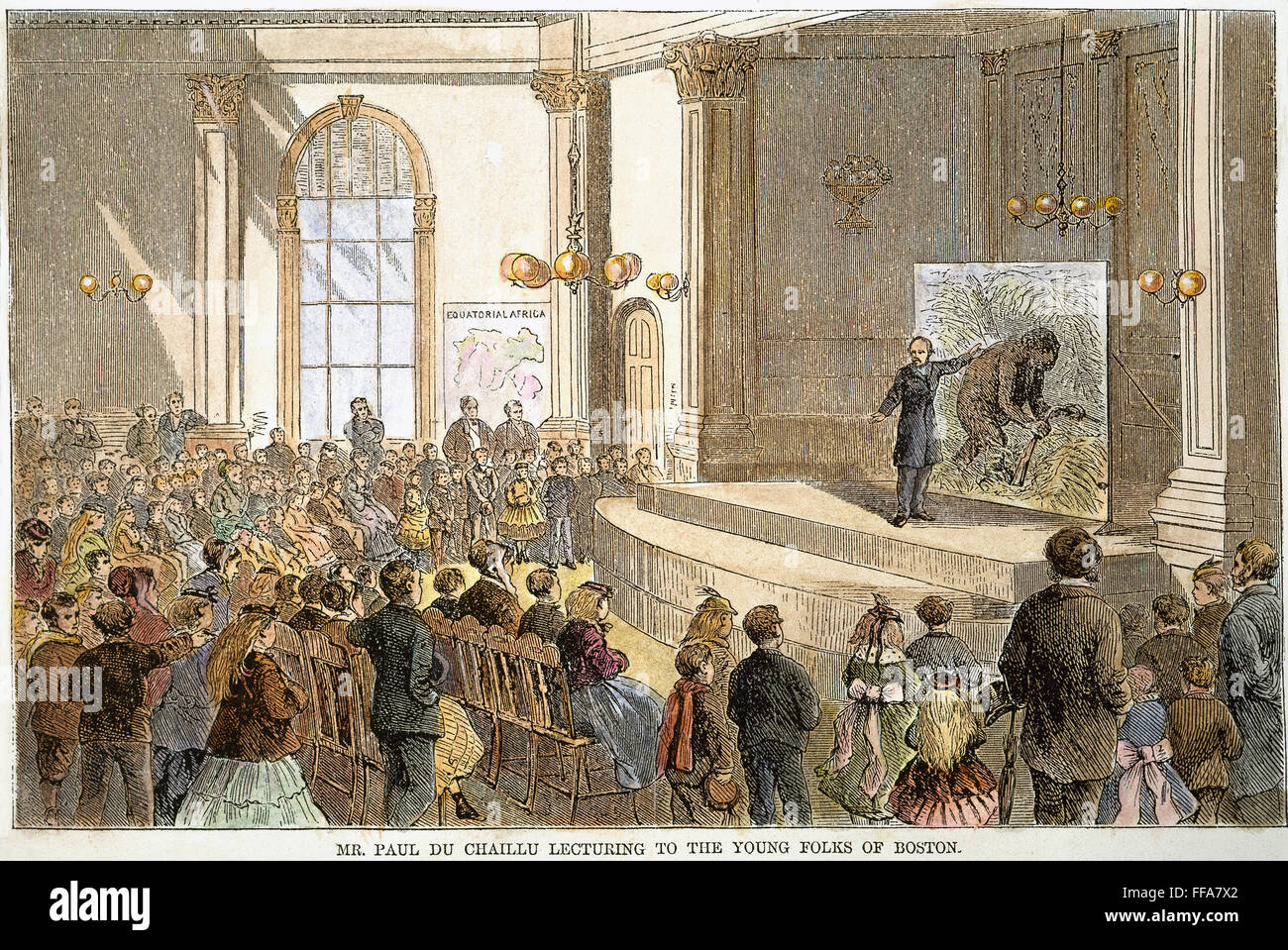 PAUL DU CHAILLU (1831-1903). /nAmerican (French-born) explorer ...