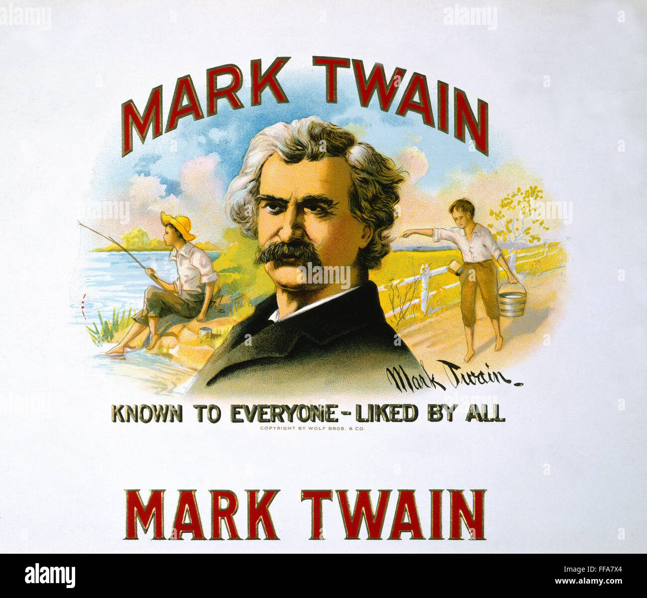 CLEMENS & HIS CHARACTERS. /nSamuel L. Clemens (aka Mark Twain), Tom ...