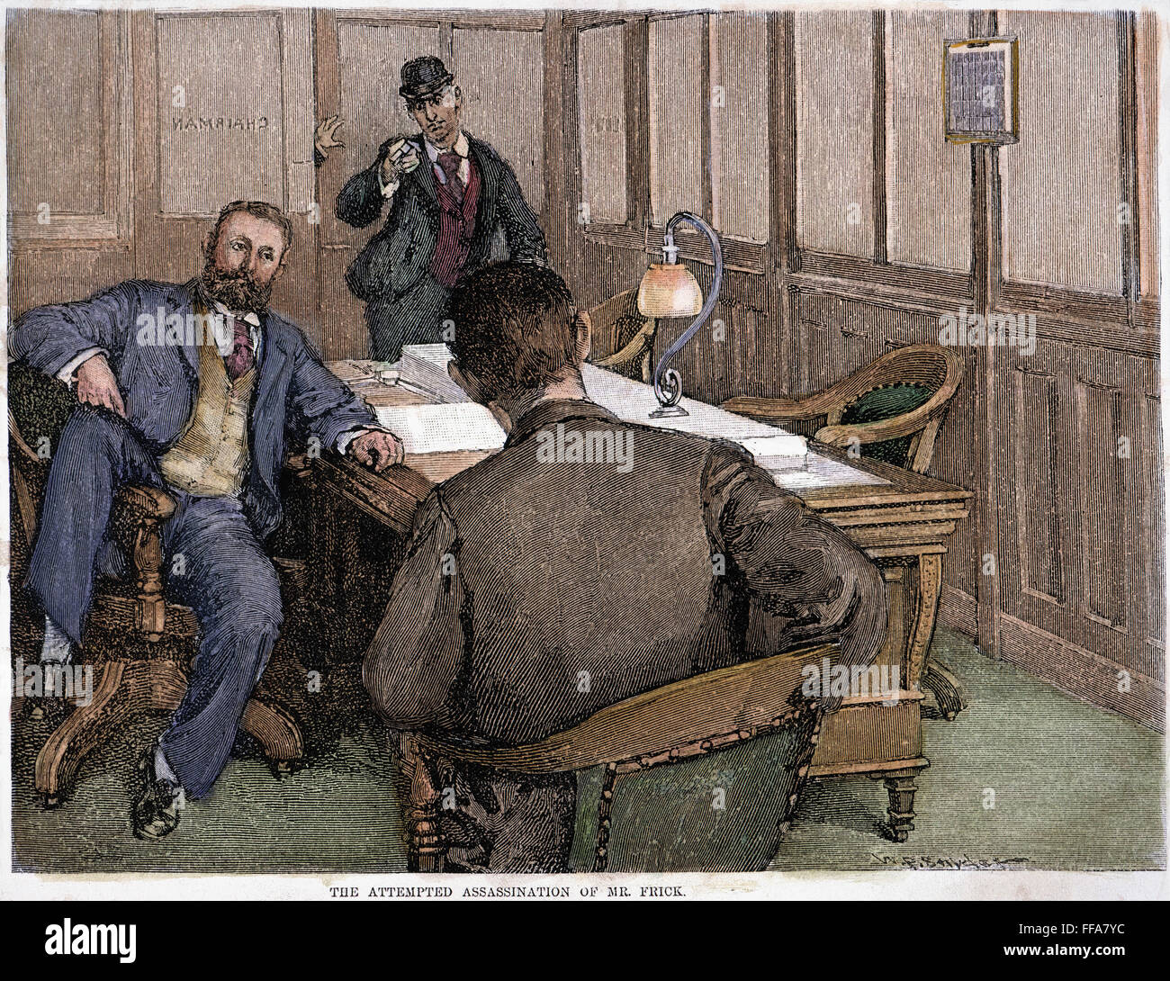 HENRY CLAY FRICK (1849-1919). /nAmerican industrialist. The attempted ...