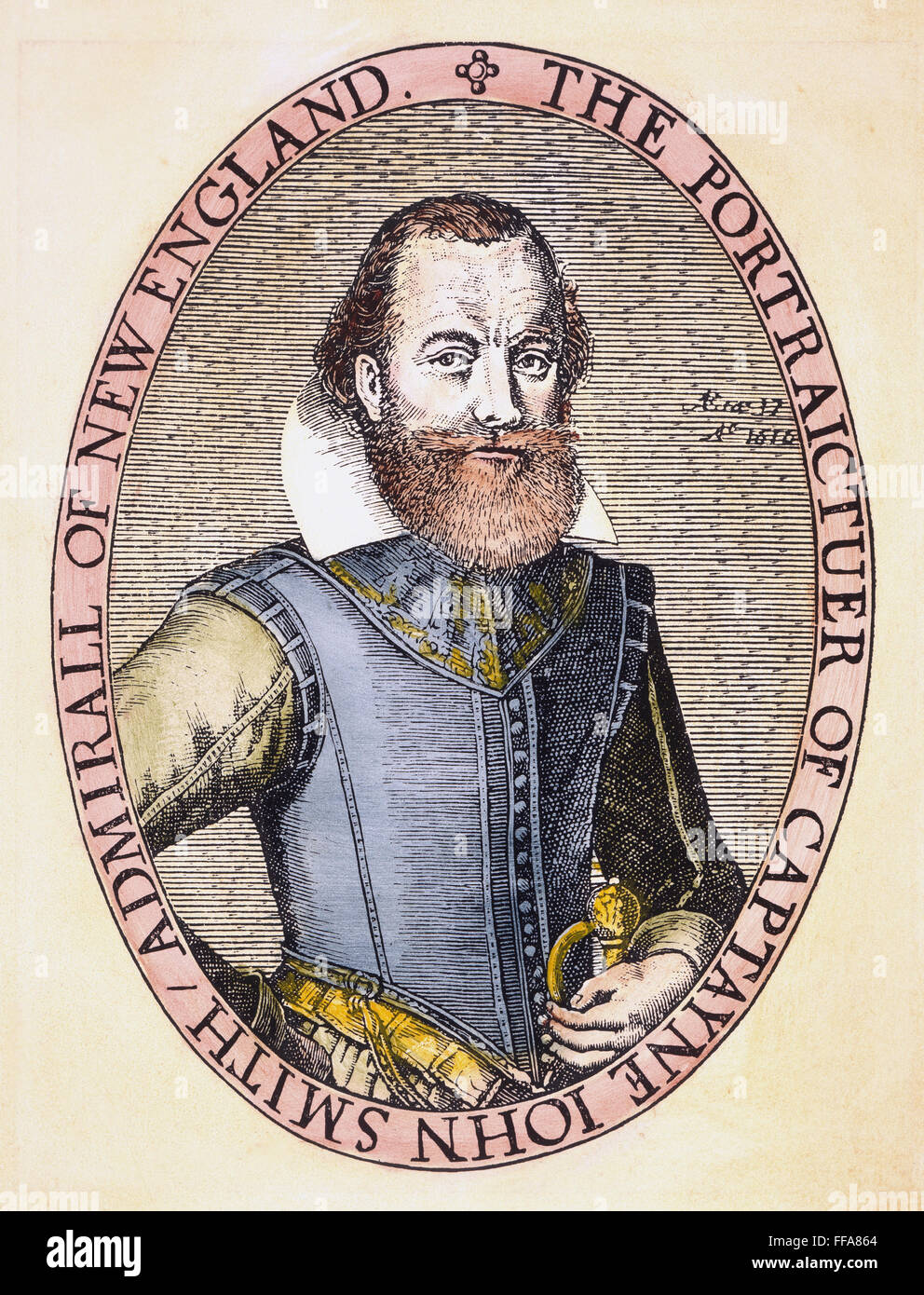 JOHN SMITH (1680-1631). /nEnglish soldier and colonist in America: line ...