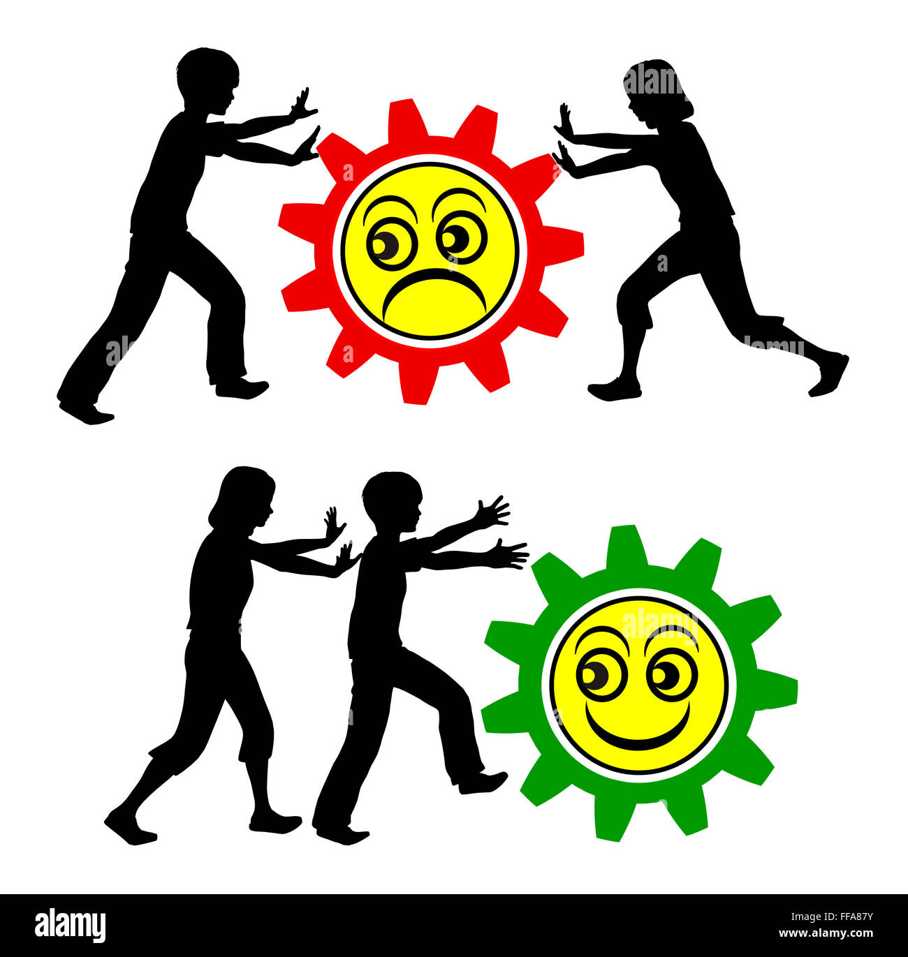 Kids Working Together Stock Photo - Alamy Kids Working Together Stock Photo - Alamy